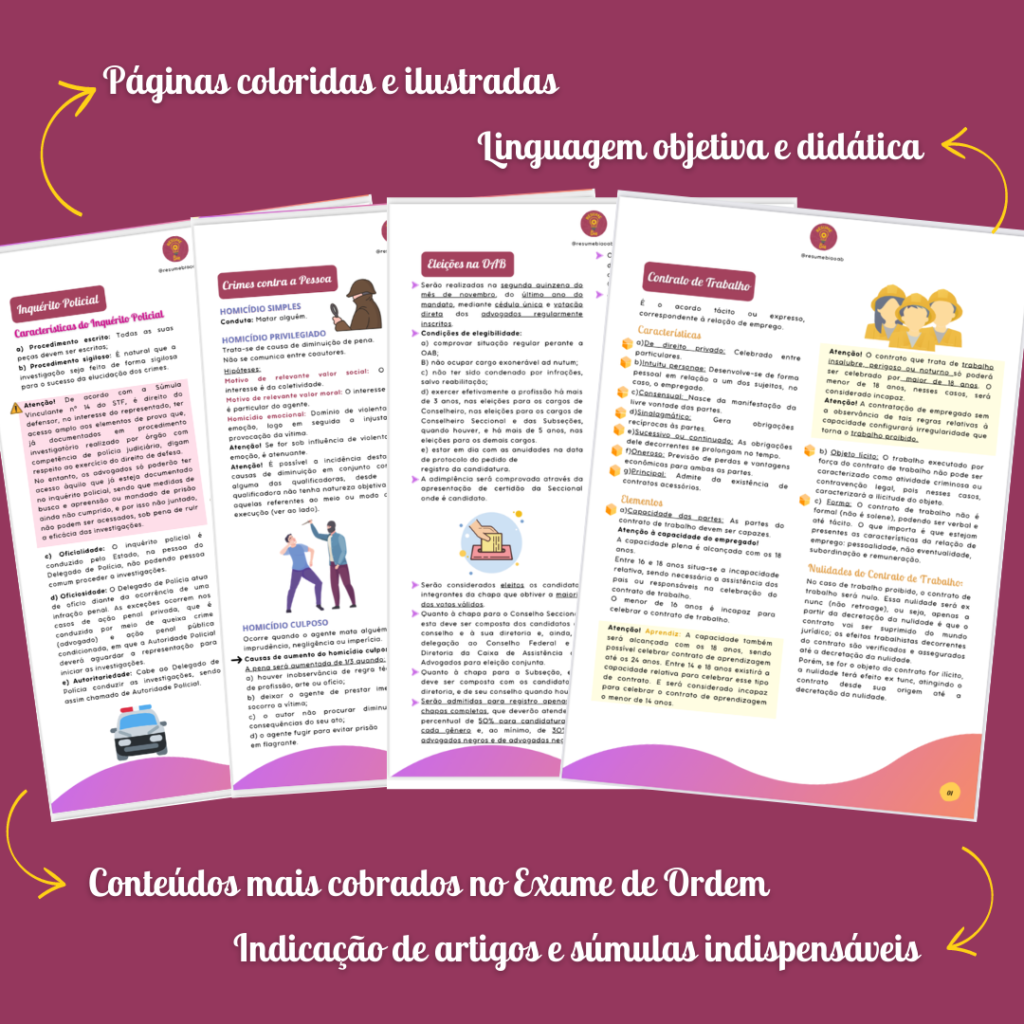 Resume, Bia! – Resumos para OAB