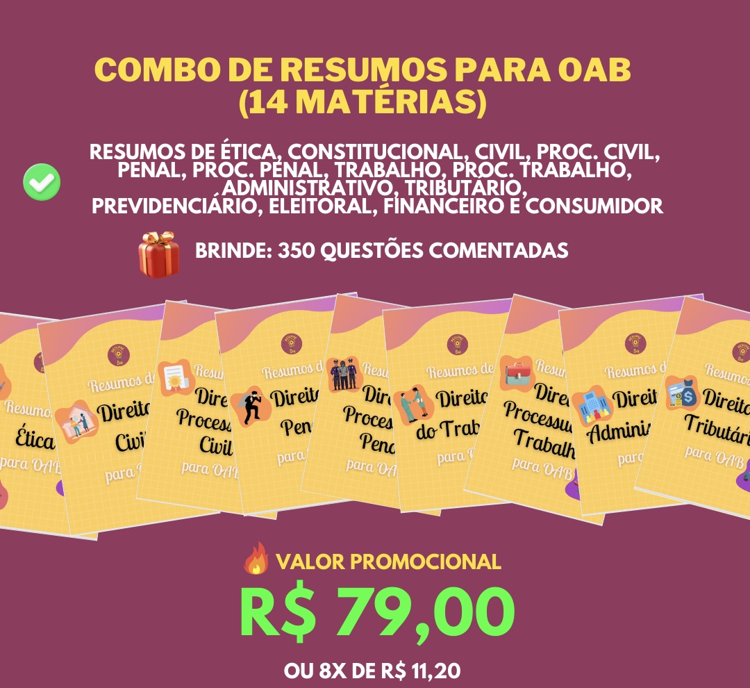 Resume, Bia! – Resumos para OAB