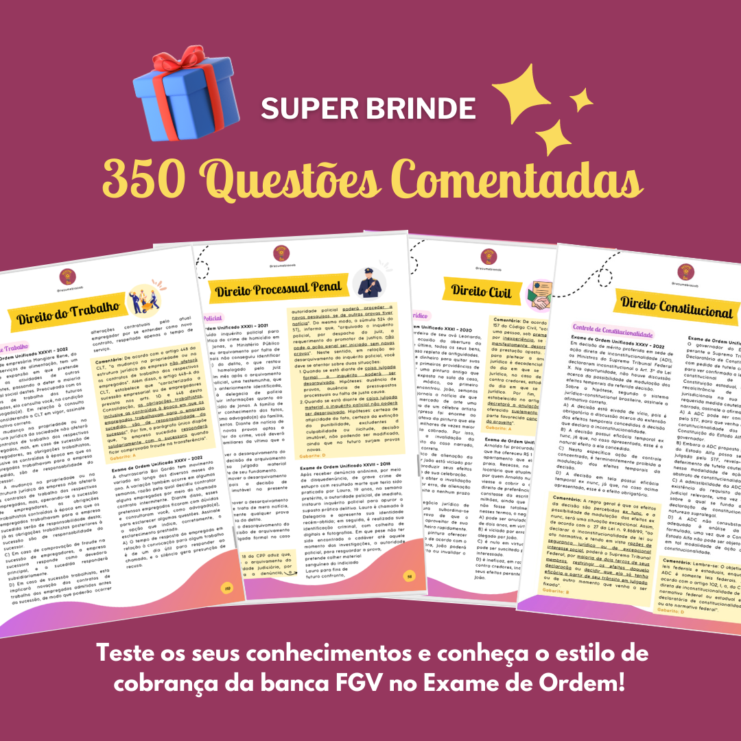 Resume, Bia! – Resumos para OAB