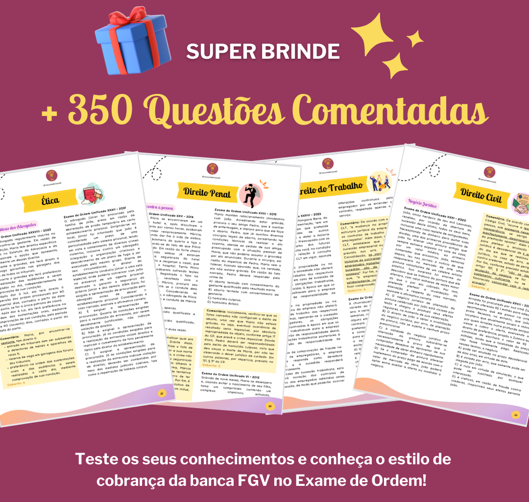 Resume, Bia! – Resumos para OAB